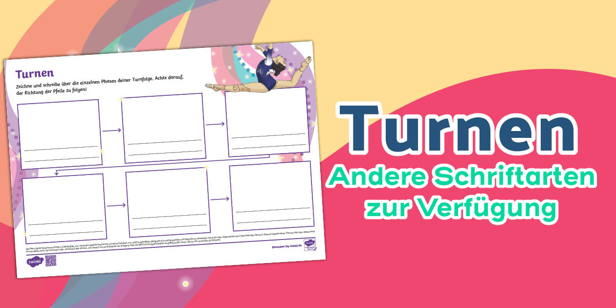 * NEW * Turnen - Mind-Map zum Sequenzieren - Twinkl