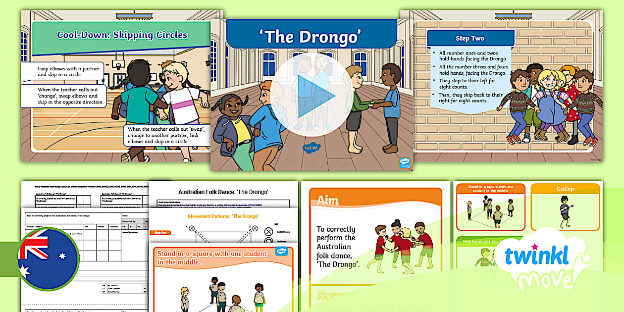 Australian Dance Lesson | Folk Dance | Year 2 | PE