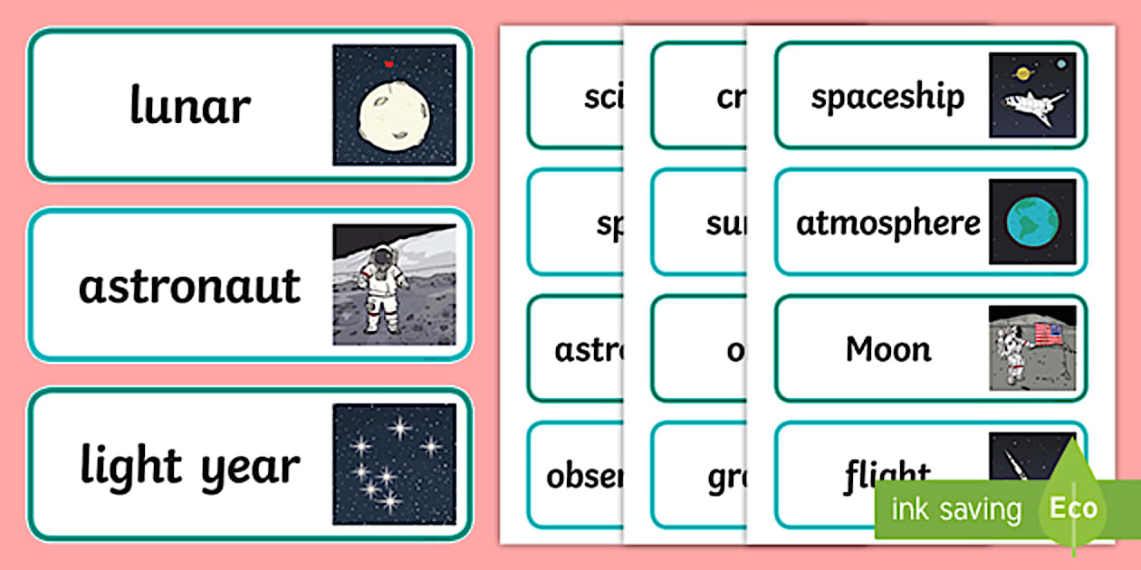 Earth and Space Science Word Wall (Teacher-Made) - Twinkl
