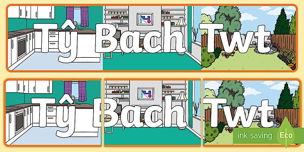 Baner Arddangosfa Tŷ Bach Twt (teacher made) - Twinkl