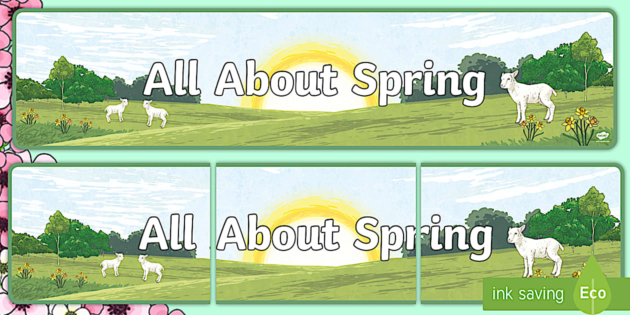 All About Spring Poster Printable - Primary School - Twinkl