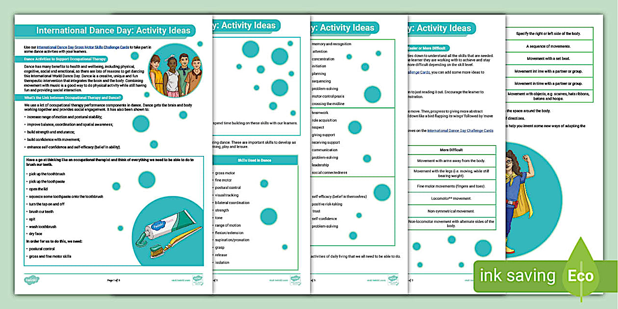 International Dance Day Activities | Twinkl - Twinkl