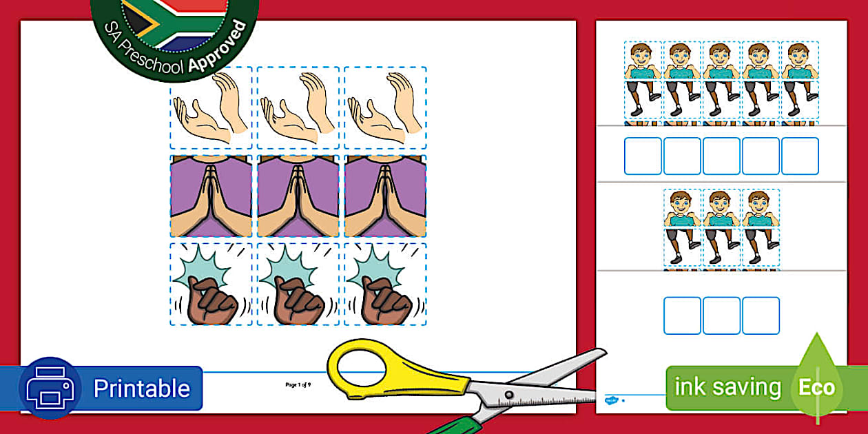 My Body: Differentiated Body Percussion Patterns Activity