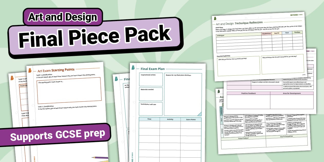 GCSE Art Final Piece Resource Pack
