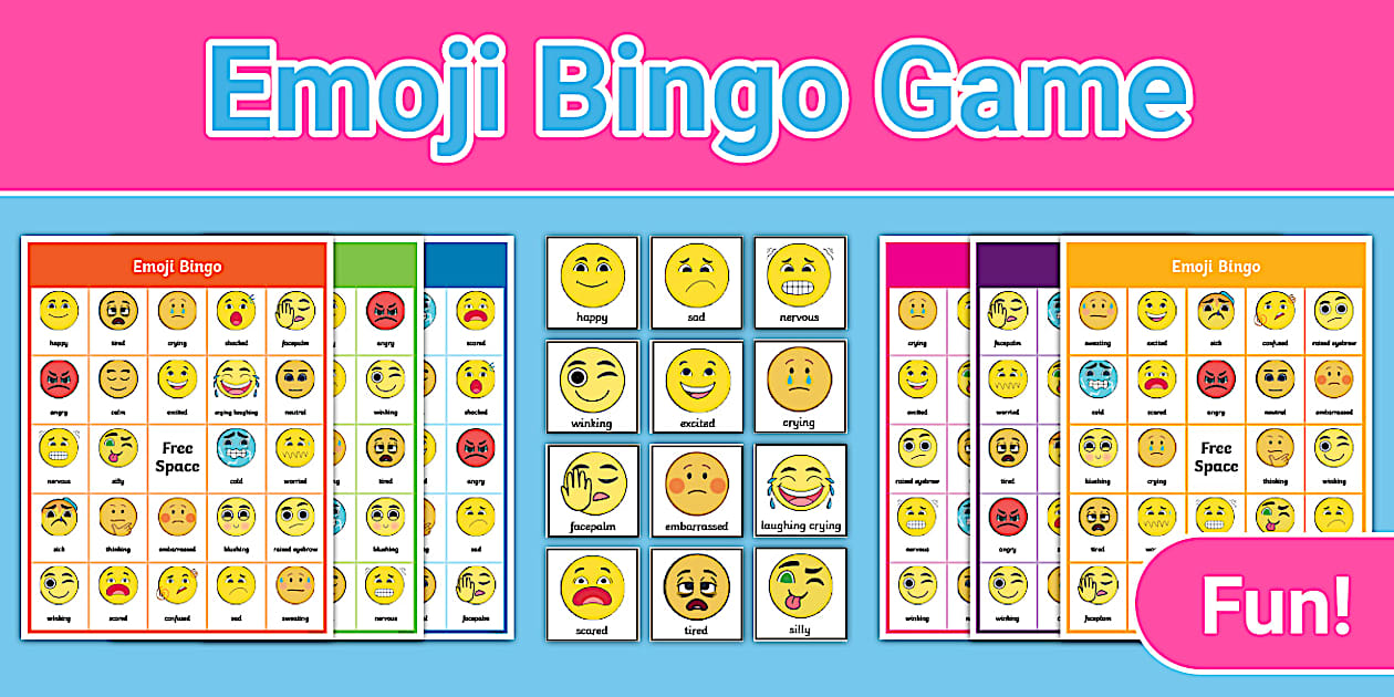 😊 Emoji Bingo Game (teacher made) - Twinkl