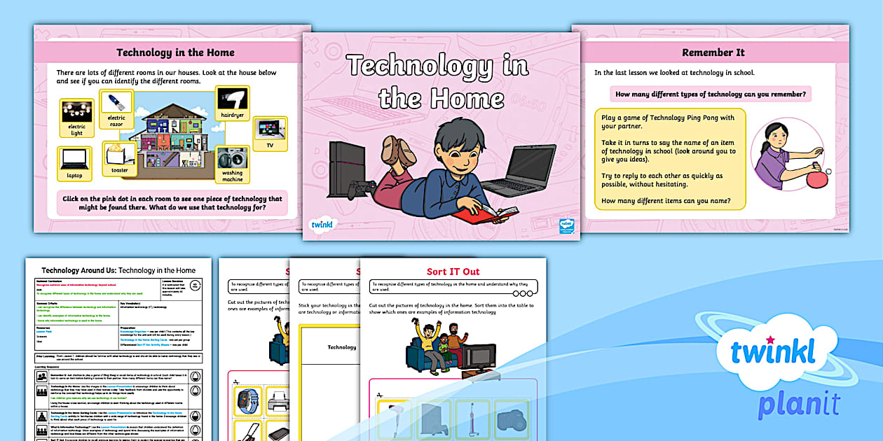 Technology at Home Lesson Pack - Year 2 Technology Unit