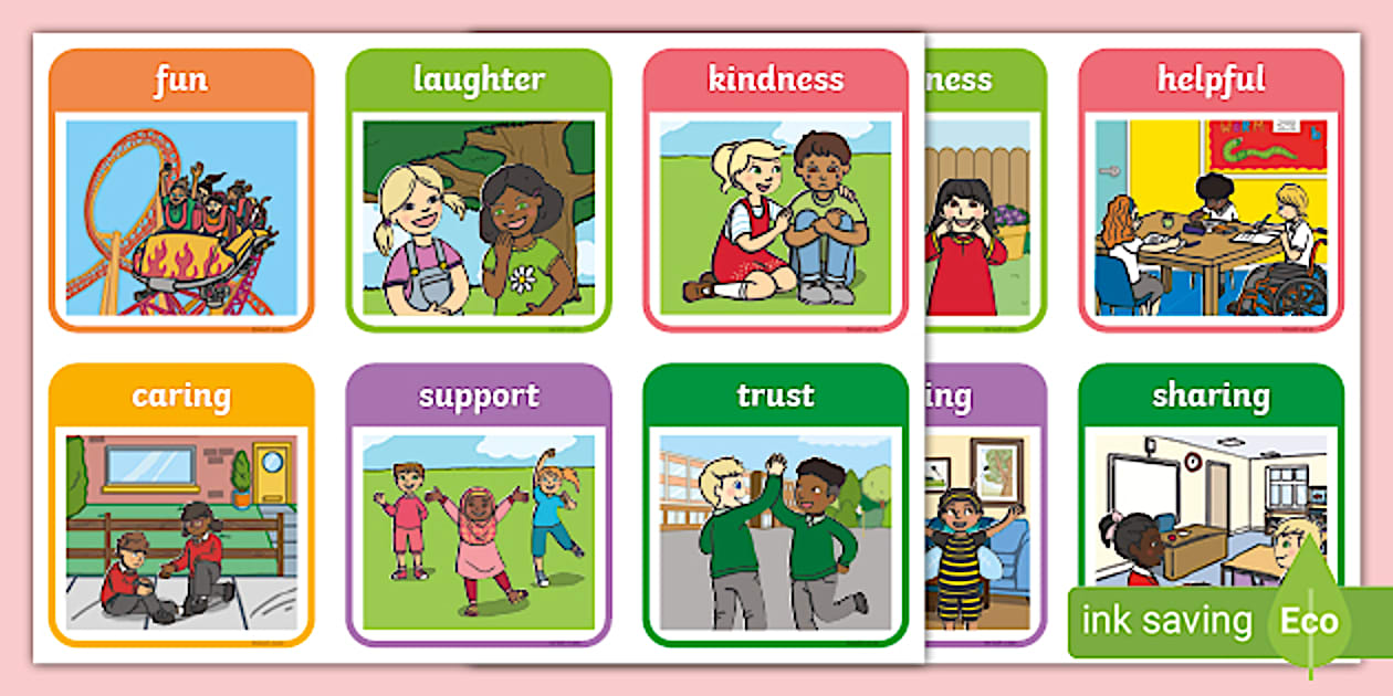 Friendship Flashcards (Teacher-Made) - Twinkl