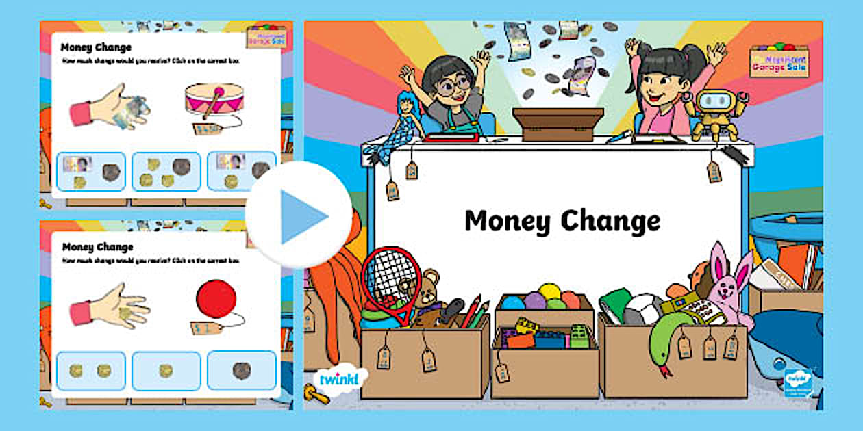 The Magnificent Garage Sale – Money Change PowerPoint