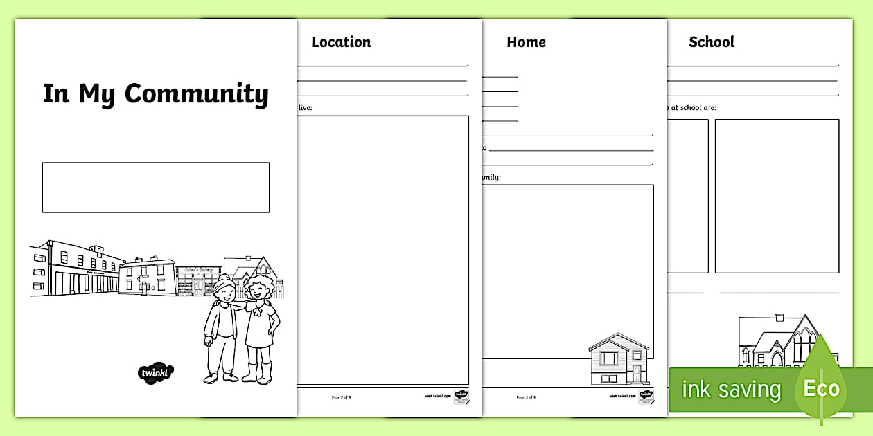 In My Community Activity Booklet (teacher made) - Twinkl