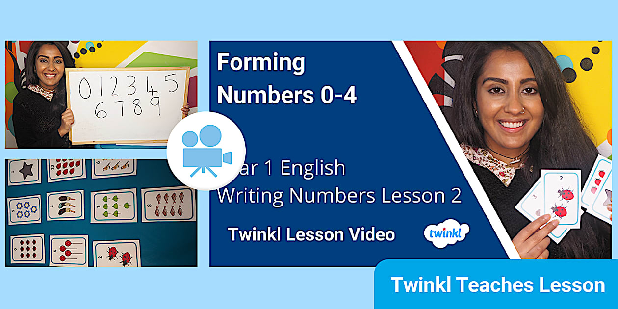 👉 Year 1 (Ages 5-6) Writing Numbers: Video Lesson 2