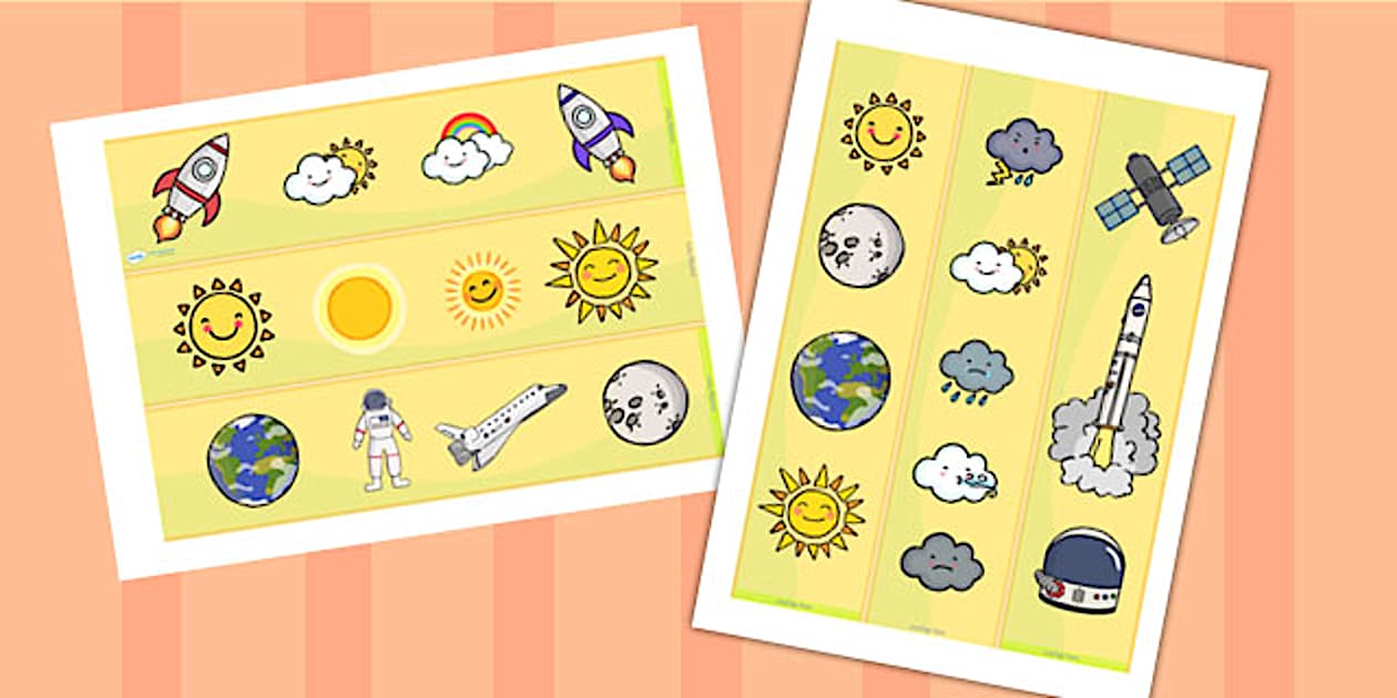 Earth and Sun Display Borders (teacher made) - Twinkl