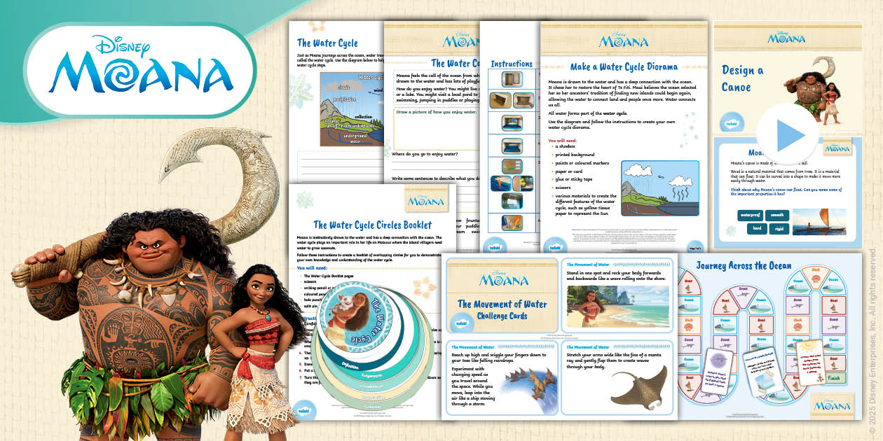 Disney | Twinkl | Moana Science Pack