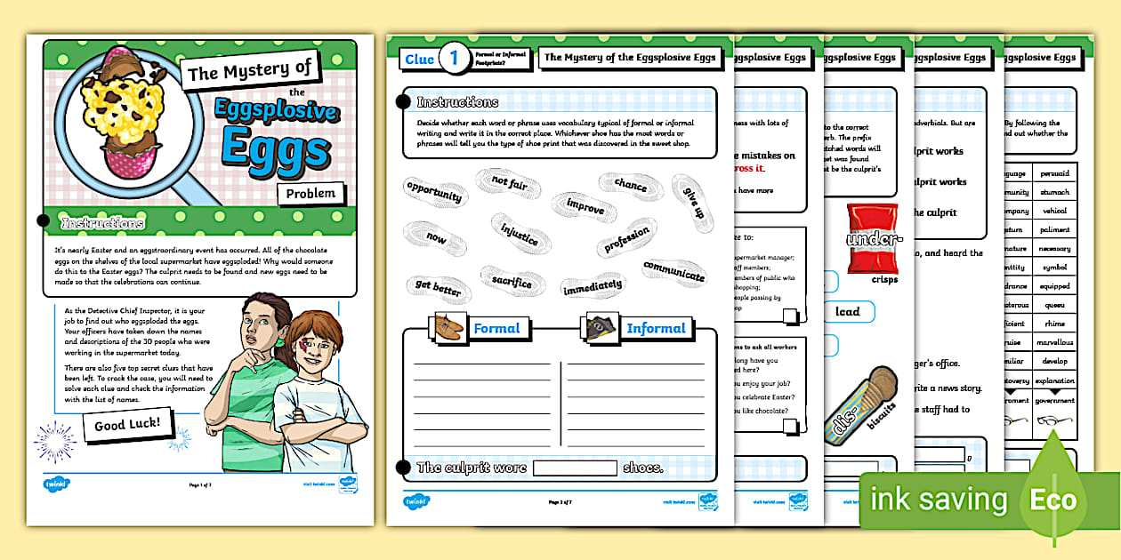 Easter SPaG Problem-Solving Game - KS2 (teacher made)