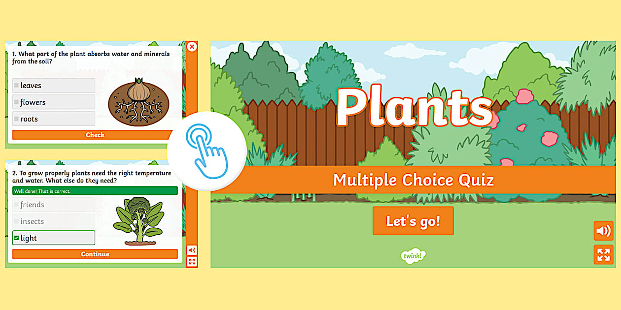Interactive Plants KS1 Quiz | Twinkl Go! (Teacher-Made)