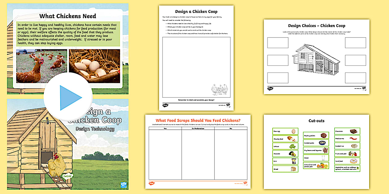 Chicken Coop - Sustainability in the Home Activity Pack