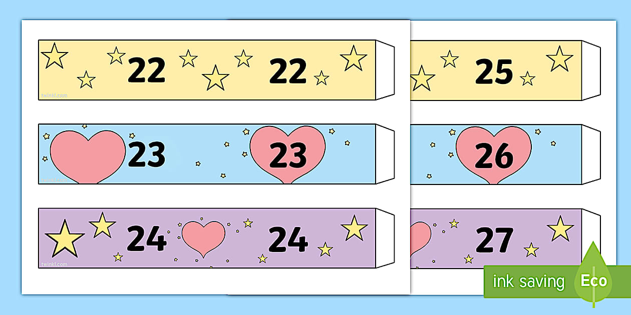 Number Sequencing Paper Chain to 100 (teacher made) - Twinkl