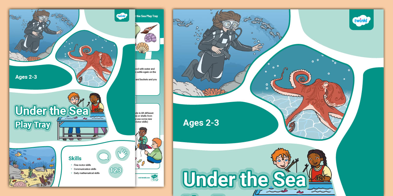Northern Ireland EYFS Age 2-3 Play Tray: Under the Sea