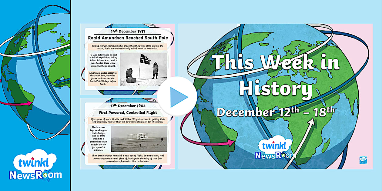 This Week in History: December 12th - 18th 2022 - Twinkl