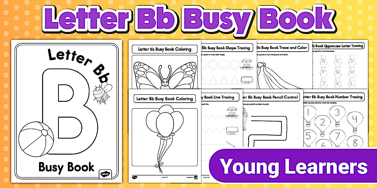 Letter Bb Busy Book