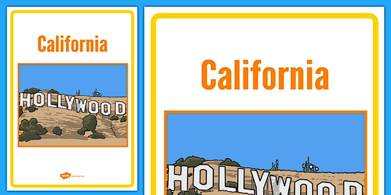 Black and White California Book Cover (teacher made)