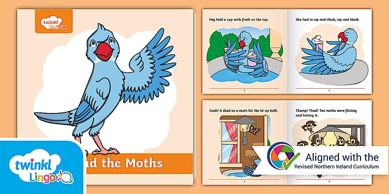 Peg and the Moths Story (Teacher-Made) - Twinkl