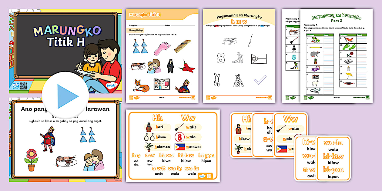 Marungko Titik H Resource Pack | Twinkl (Teacher-Made)