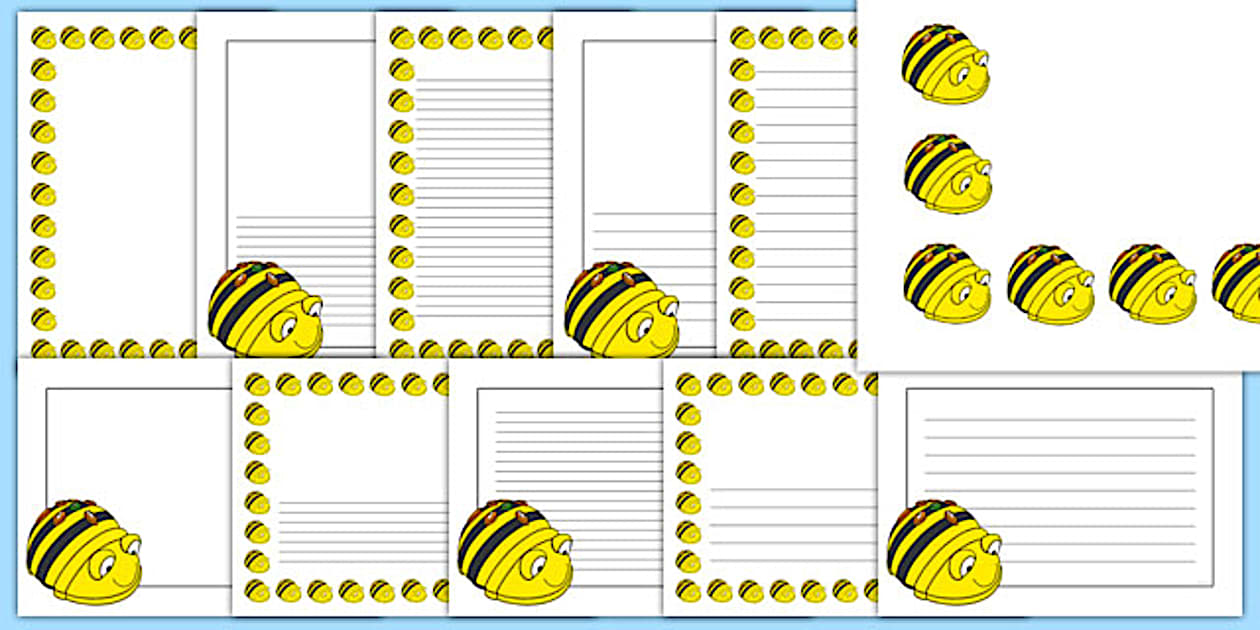 Page Borders to Support Teaching on Programmable Toys