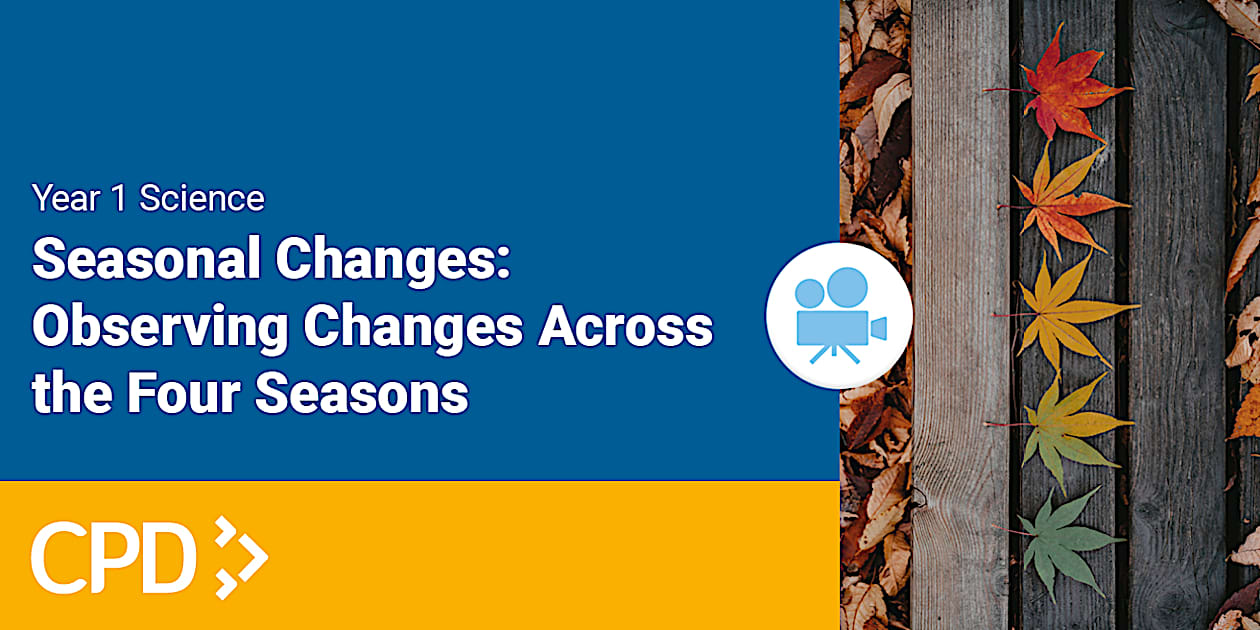 Teach Y1 Observing Changes Across Four Seasons Video CPD