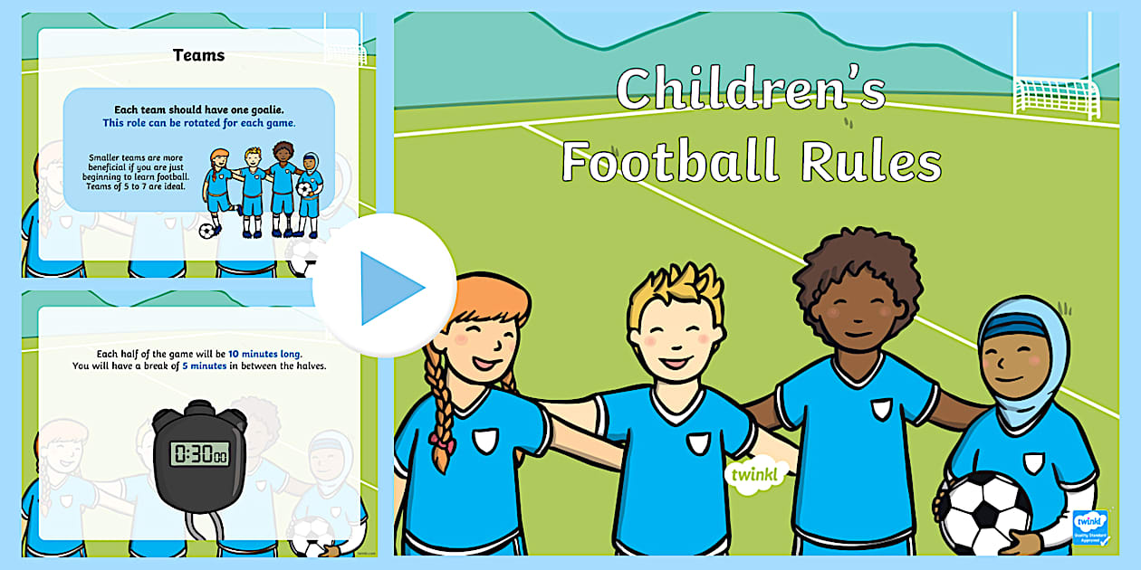 Football Rules for Kids - How to Play Football PowerPoint