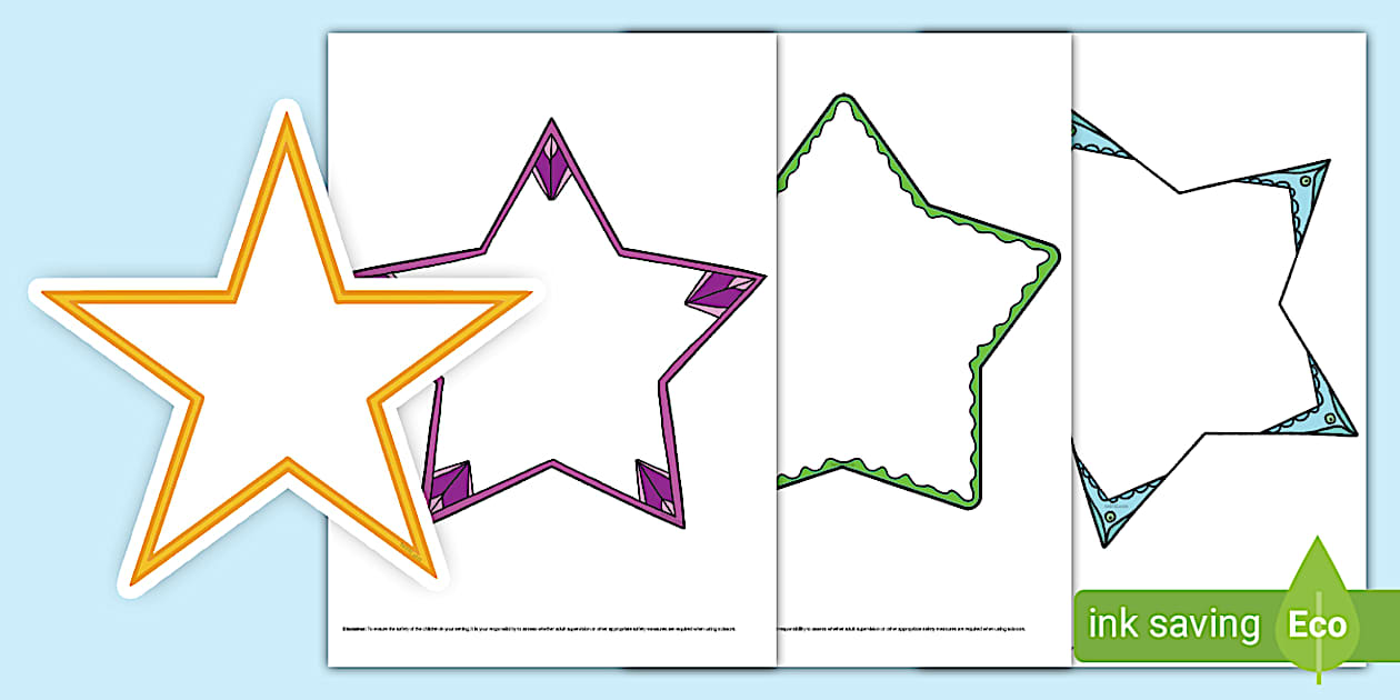 Star Display Frame (Teacher-Made) - Twinkl