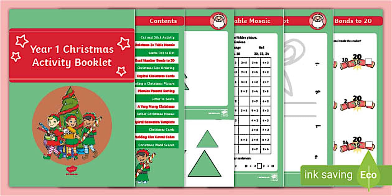 Year 1 Christmas Activity Booklet