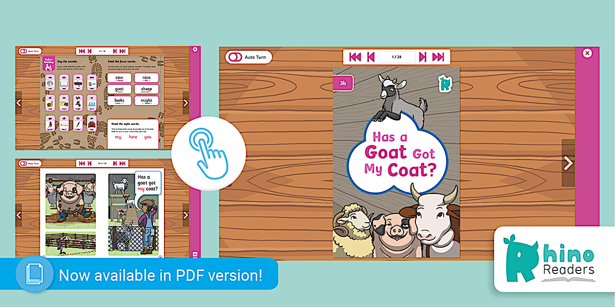 Level 3b Decodable Readers: Has a Goat Got My Coat? - Twinkl