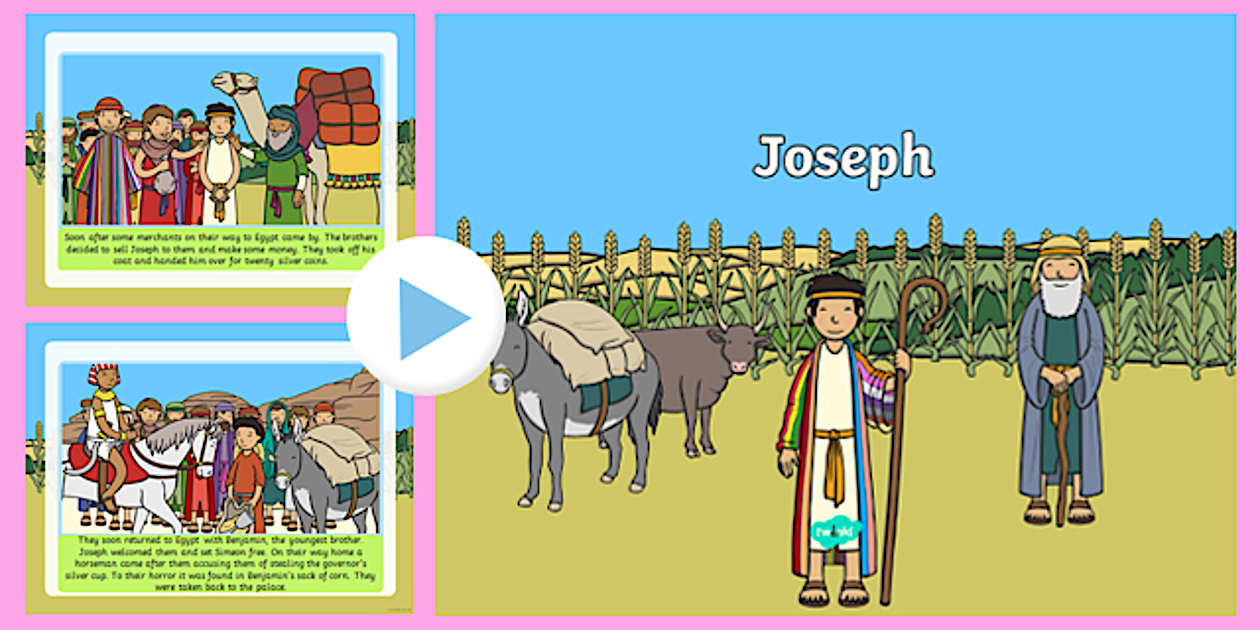Bible Storytelling for Kids - Joseph Story PowerPoint