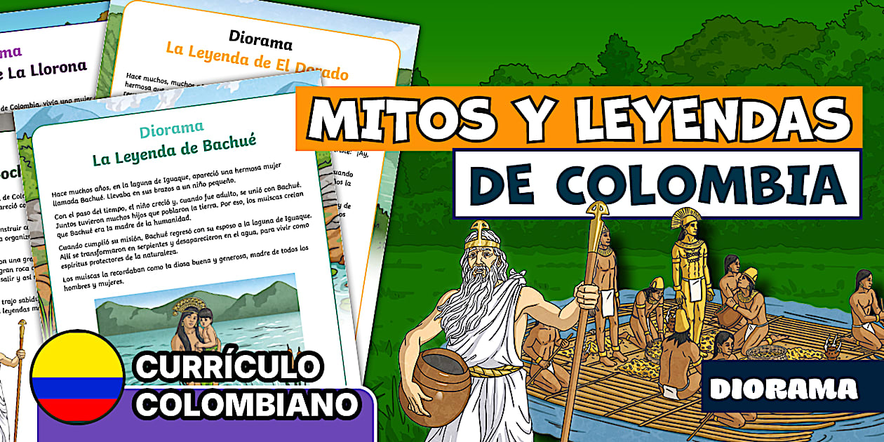 Dioramas Mitos y Leyendas de Colombia - Twinkl Colombia