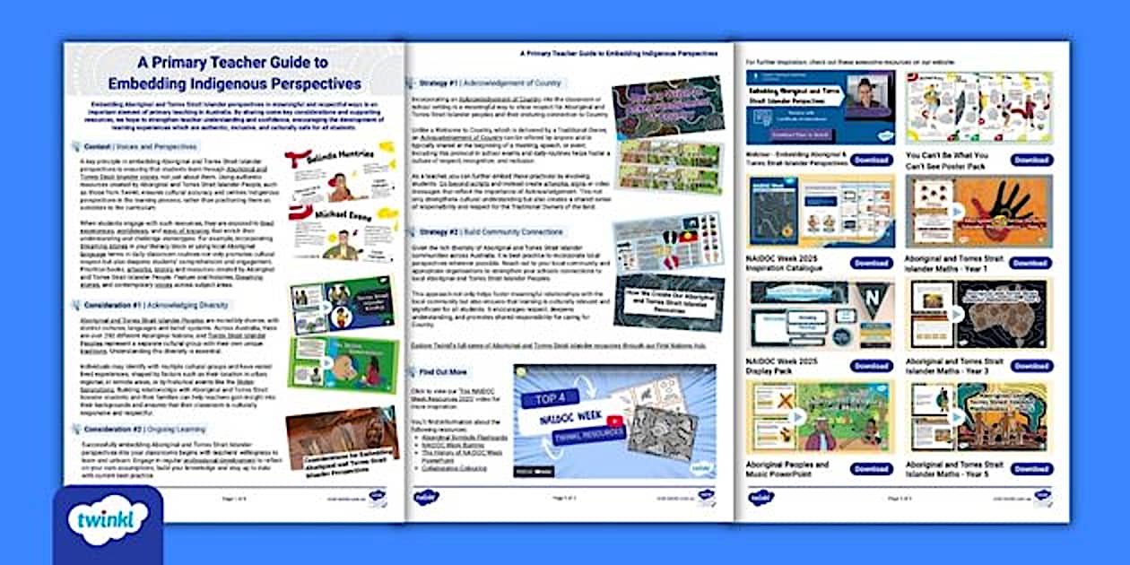 A Primary Teacher Guide to Embedding Indigenous Perspectives