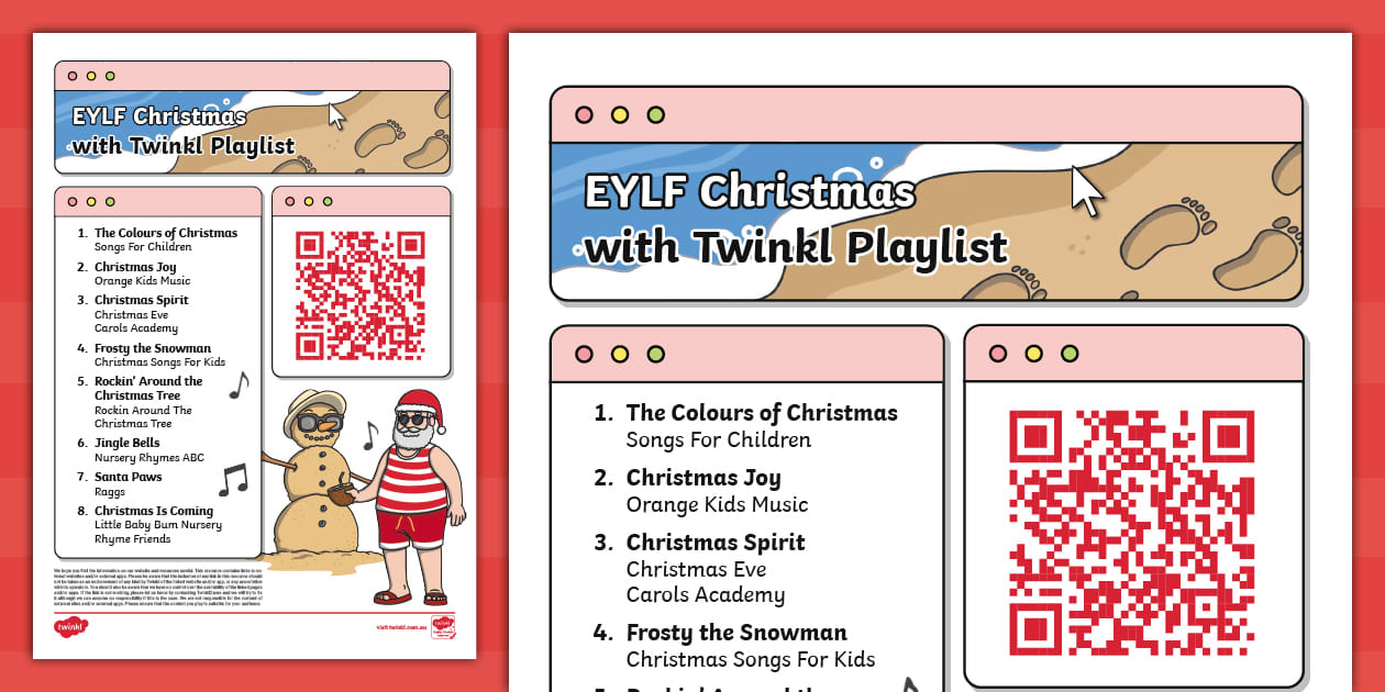EYLF Christmas with Twinkl Playlist (teacher made) - Twinkl