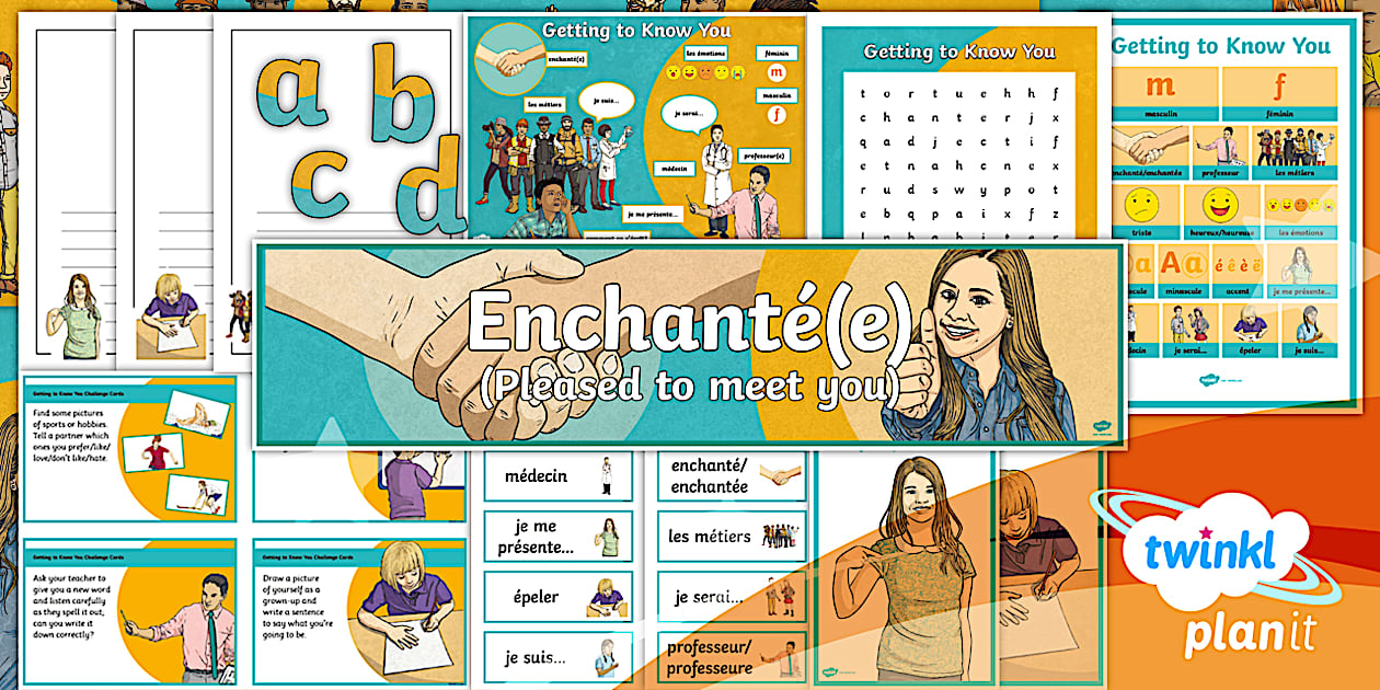 French: Getting to Know You Year 5 Additional Resources