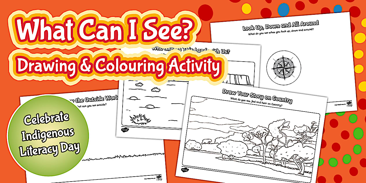 What Can I See? Colouring Activity