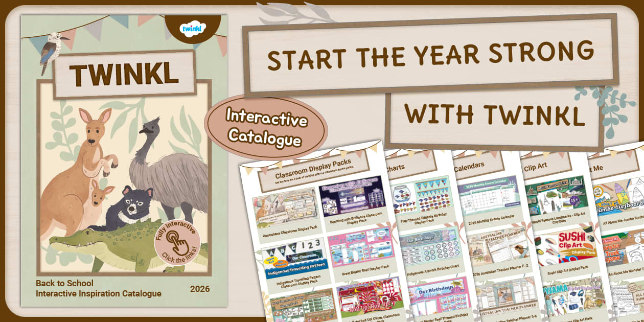 Start the Year Strong with Twinkl Interactive Catalogue
