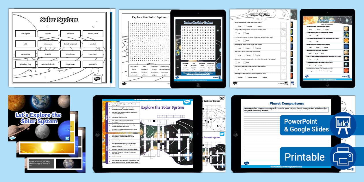 Sixth Grade Solar System Lesson Pack