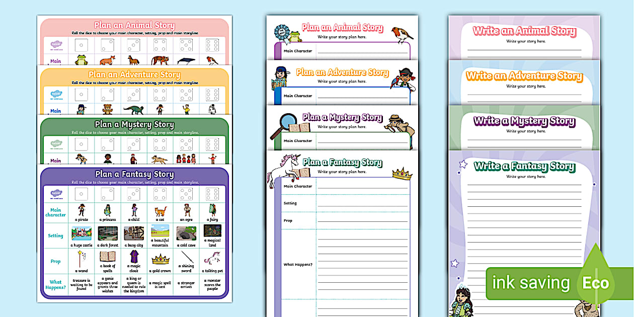 KS1 Plan and Write a Story: Genre Bumper Pack - Twinkl