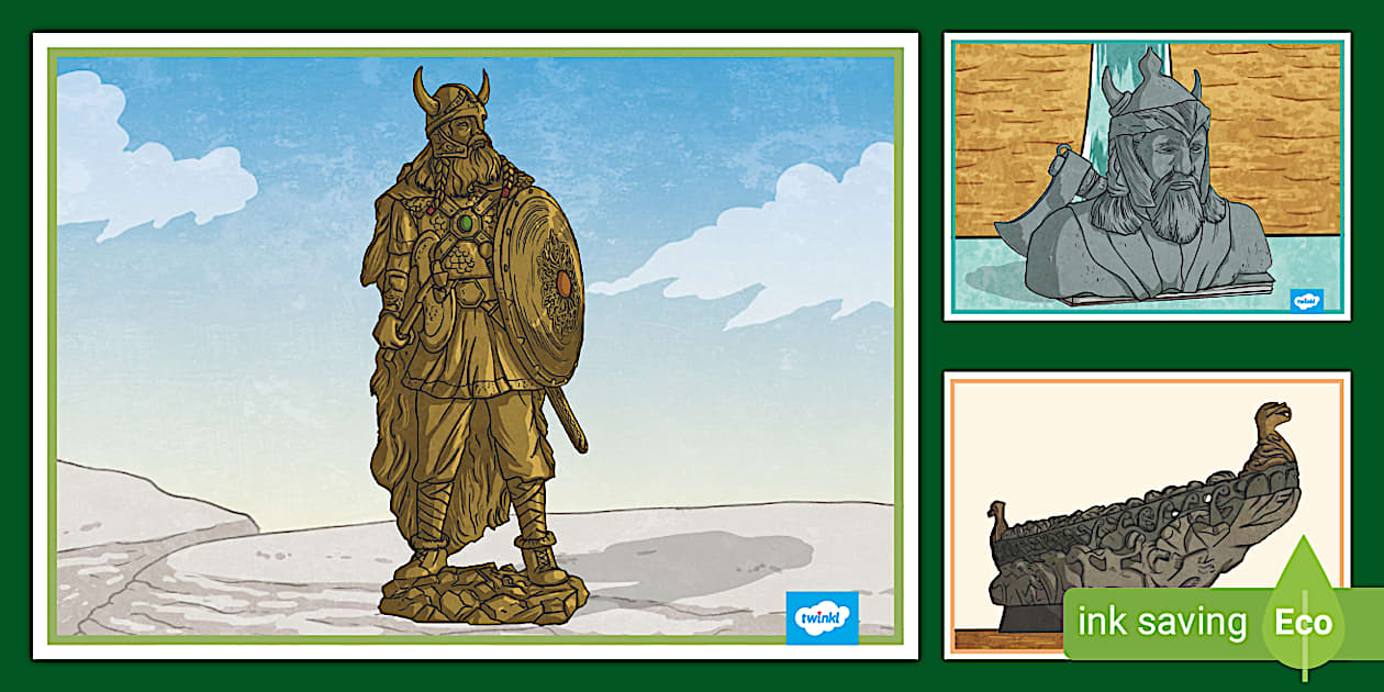 Viking Sculpture Display Posters | Twinkl | Display Photots