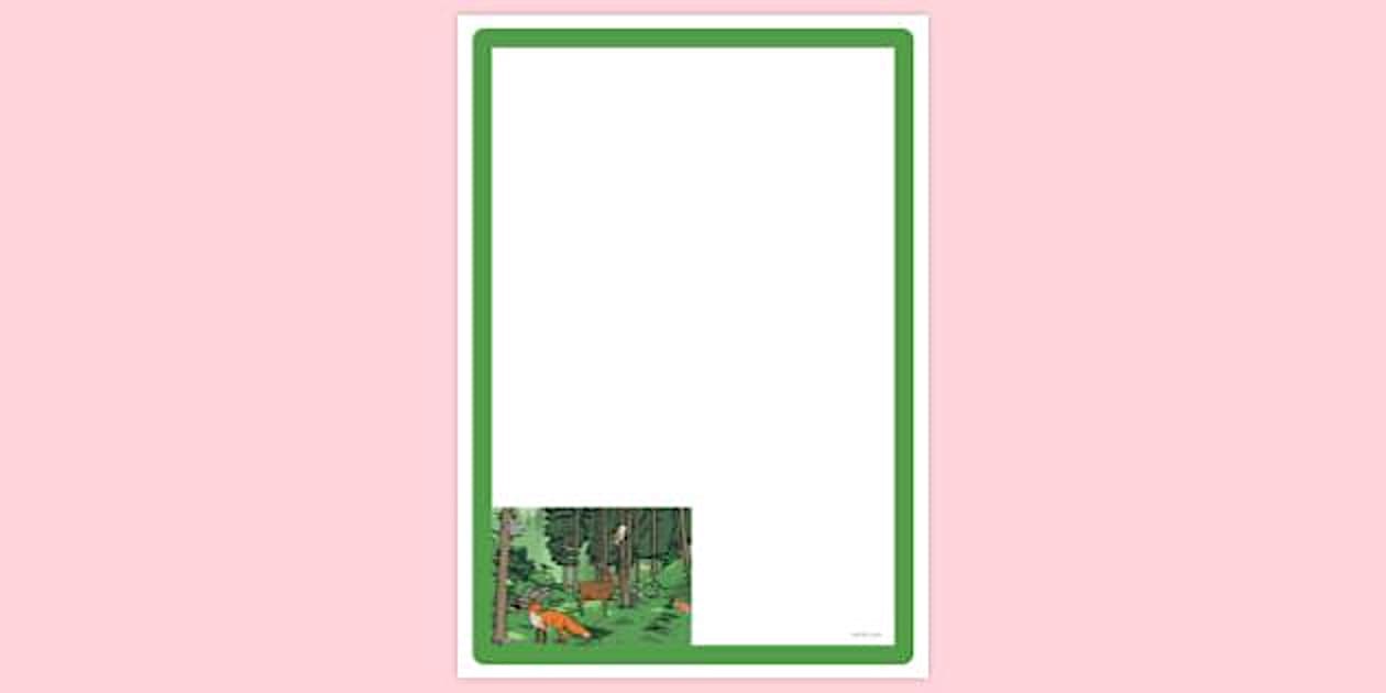 Nature Page Border | Page Borders | Twinkl Resources
