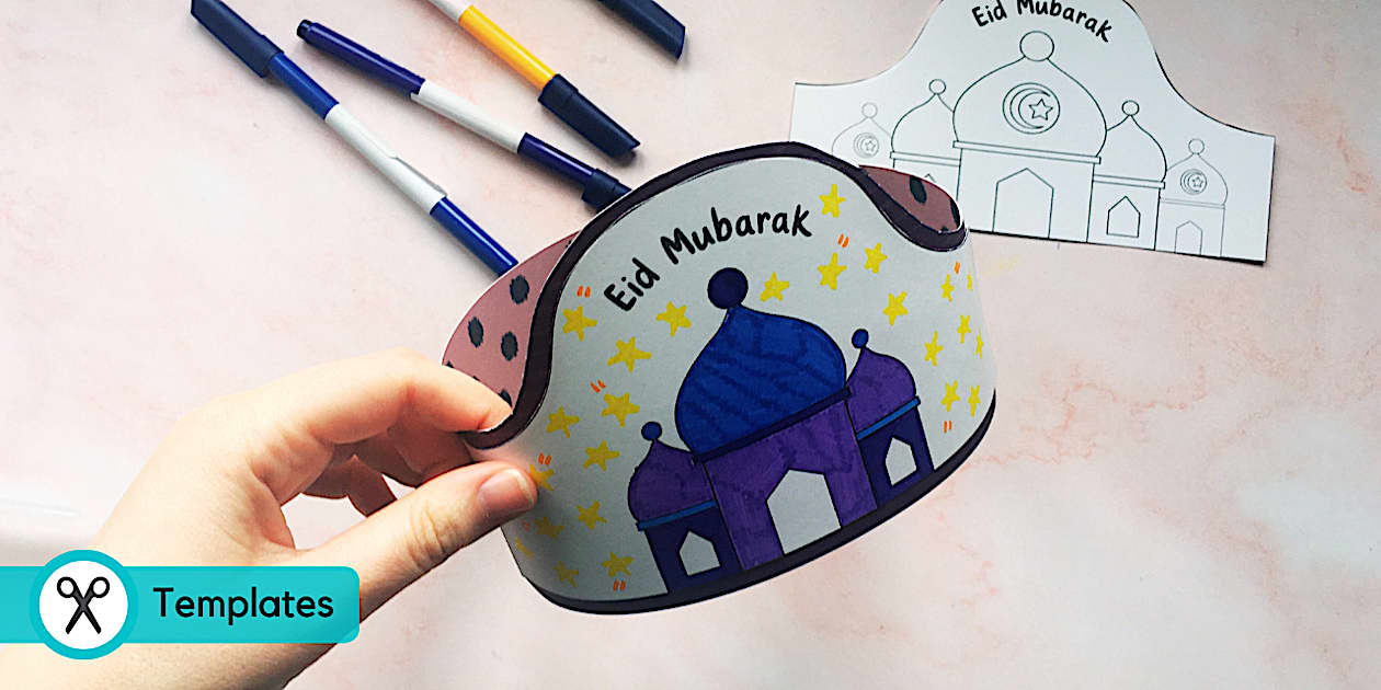 Eid Crown Printable | Eid Activities (teacher made) - Twinkl