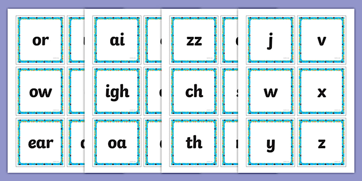 Phase 3 Sound Cards (teacher made) - Twinkl