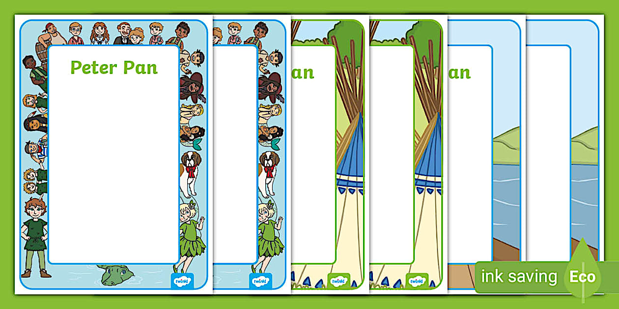 Peter Pan Editable Posters (teacher made) - Twinkl