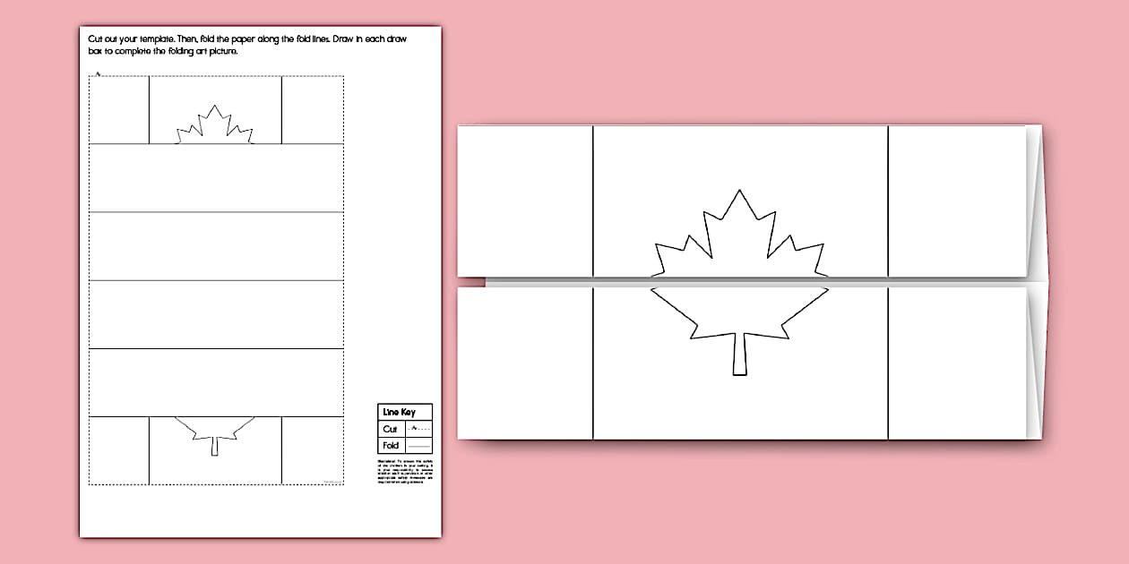 Remembrance Day Canada Flag Folding Art | Twinkl - Twinkl