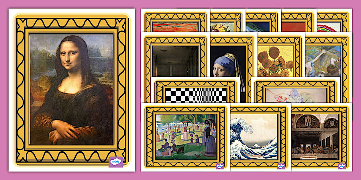 Famous Paintings Posters (teacher made) - Twinkl