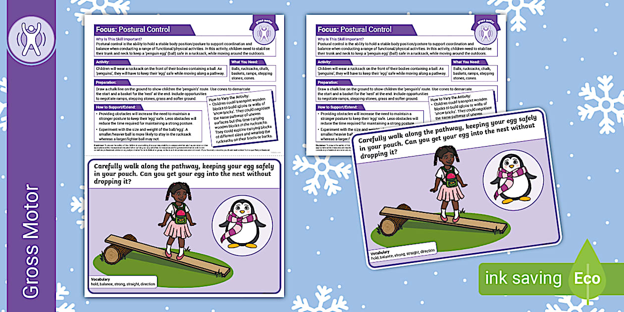 Penguin's Egg | Gross Motor Continuous Provision Activity