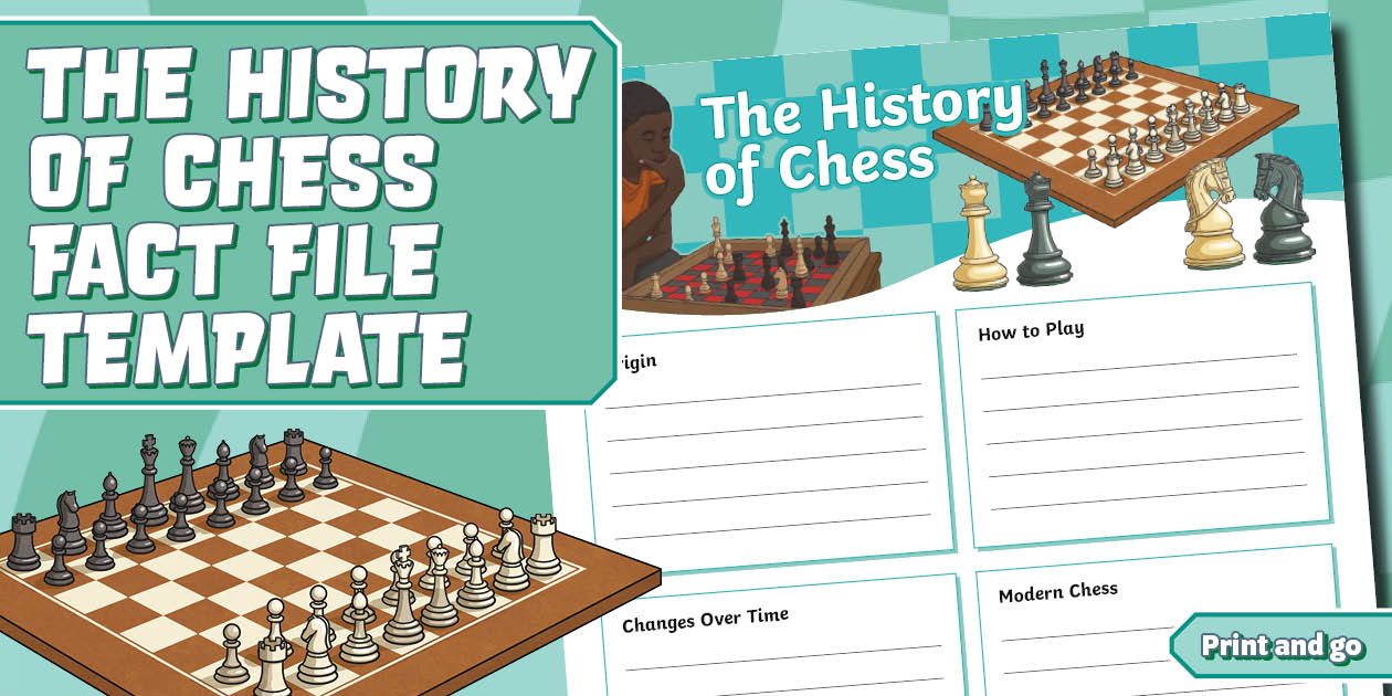 * NEW * The History of Chess Fact File Template